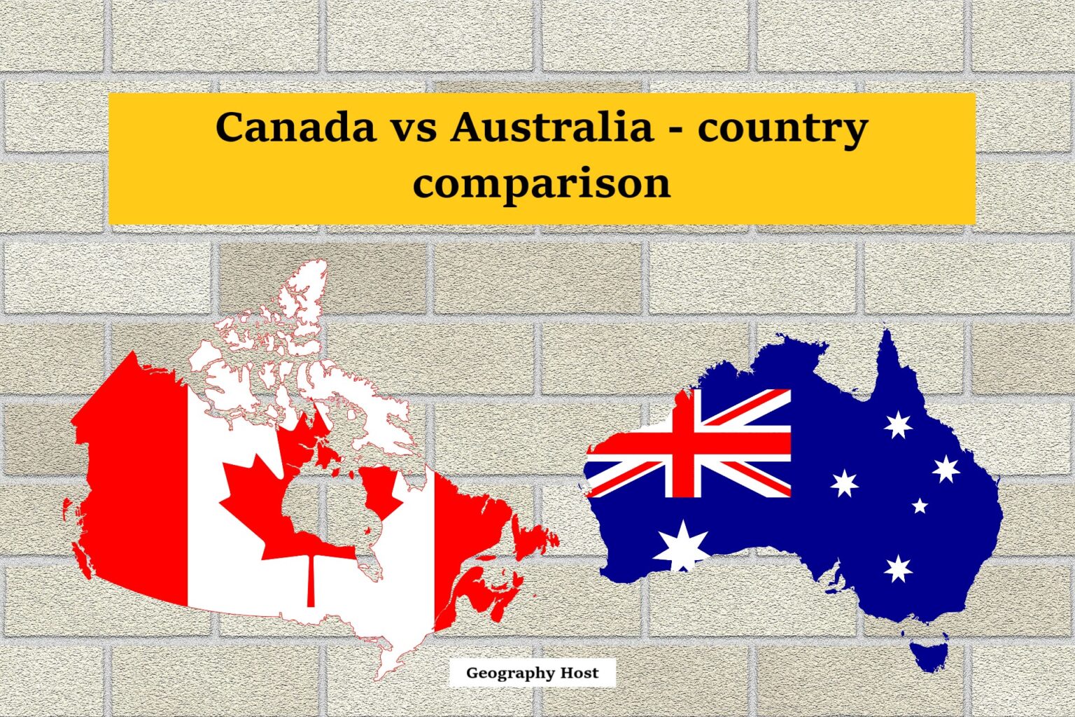 Canada and Australia - country comparison | Canada vs Australia ...