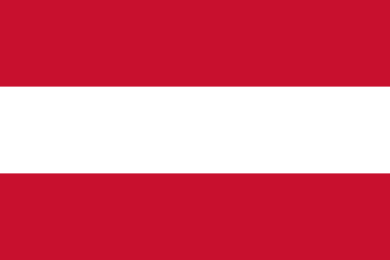 Red and white country flags - GEOGRAPHY HOST