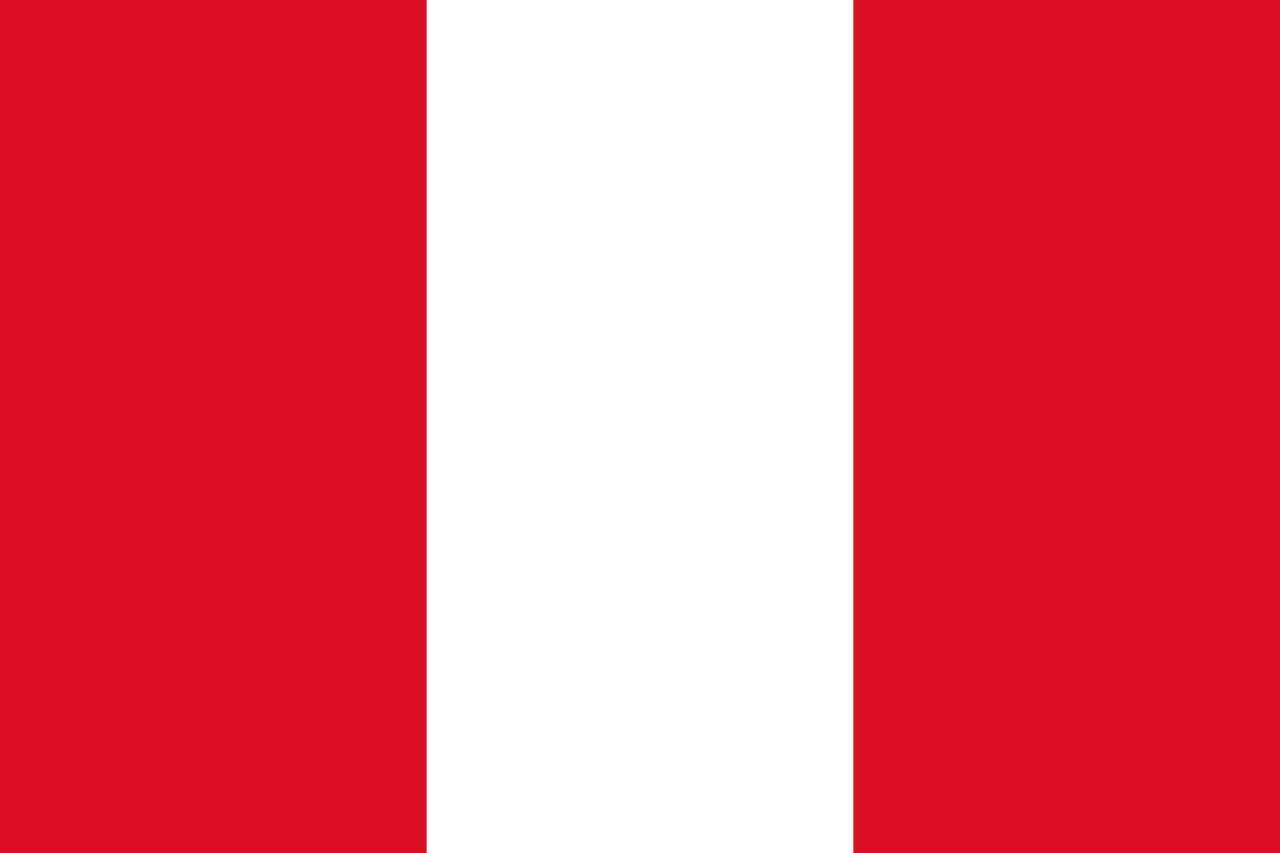 Red and white country flags - GEOGRAPHY HOST