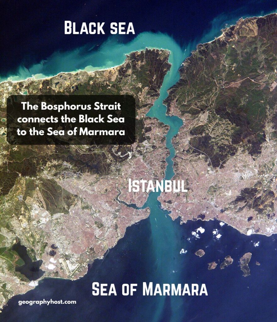 Bosphorus Strait - length, width, depth, importance - GEOGRAPHY HOST