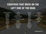 List of countries that drive on the left side of the road - GEOGRAPHY HOST
