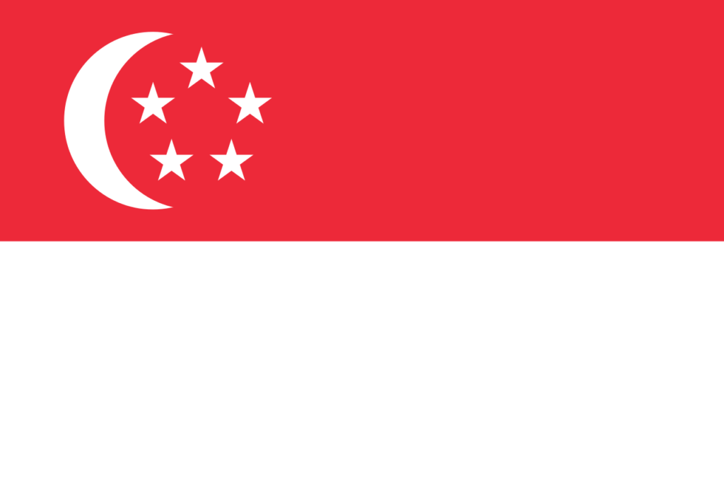 Red and white country flags - GEOGRAPHY HOST