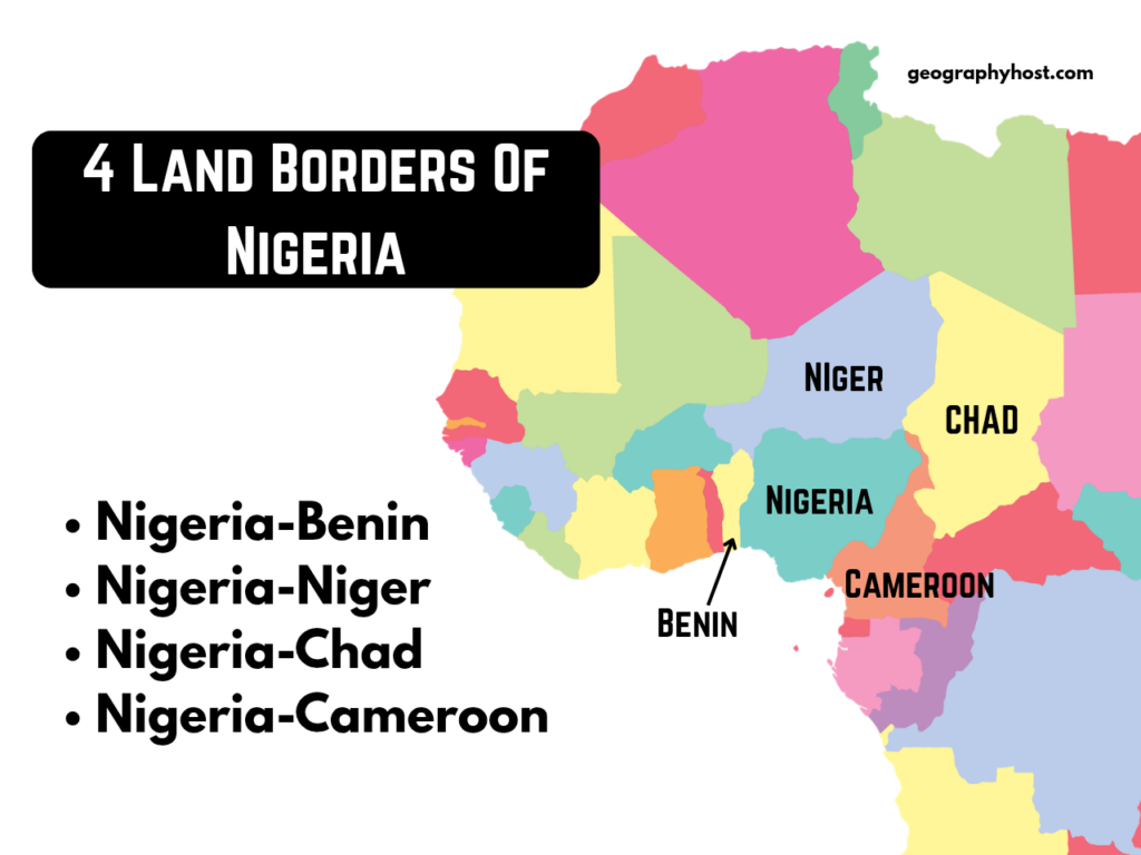 What are the 4 countries that border Nigeria? - GEOGRAPHY HOST